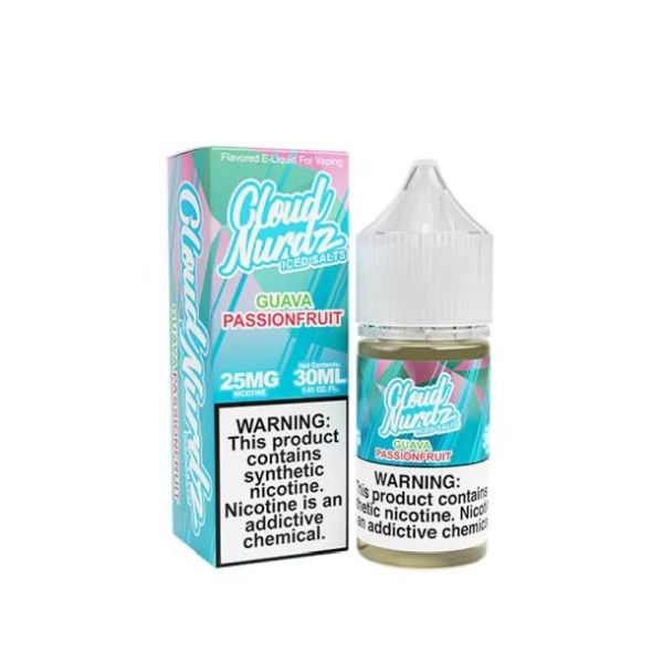 Cloud Nurdz TFN Salts Guava Passion Fruit Ice - (30mL) Cloud Nurdz TFN Salts Guava Passion Fruit Ice - (30mL)
