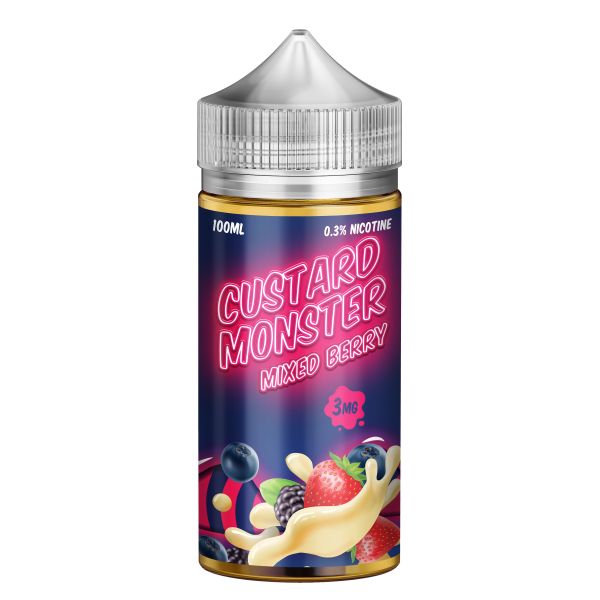 NTN Mixed Berry E-liquid by Custard Monster - (100mL) | VaporFi