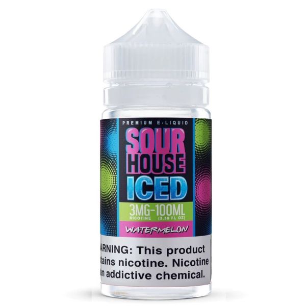 Iced Sour Watermelon E-liquid by Sour House - (100mL) | VaporFi